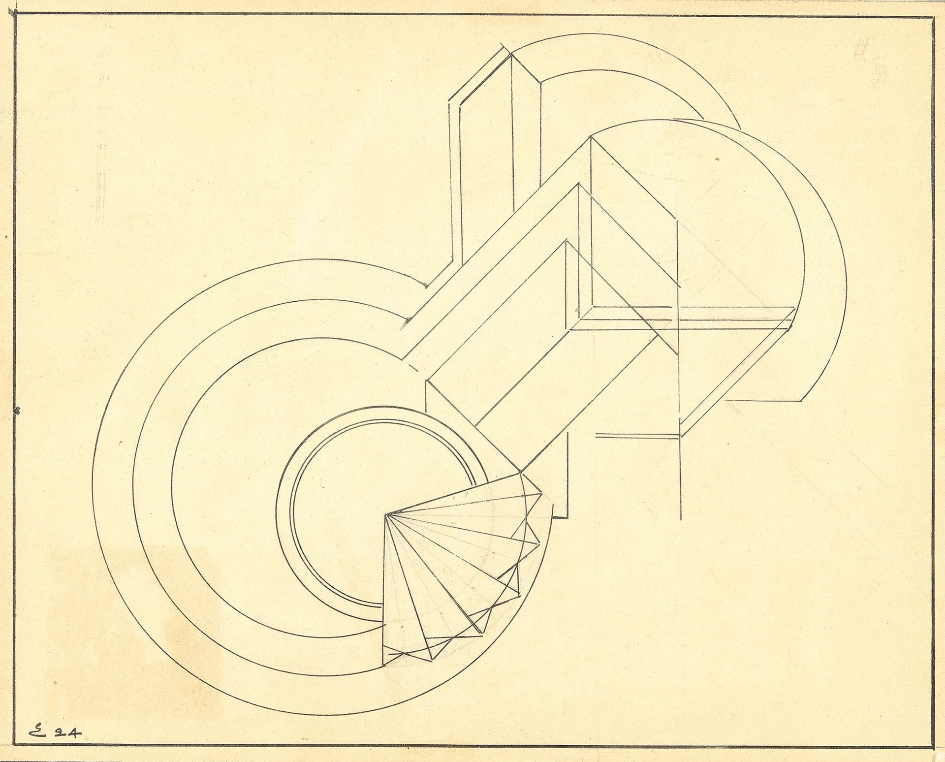André Evard | Geometric composition (1924) | MutualArt