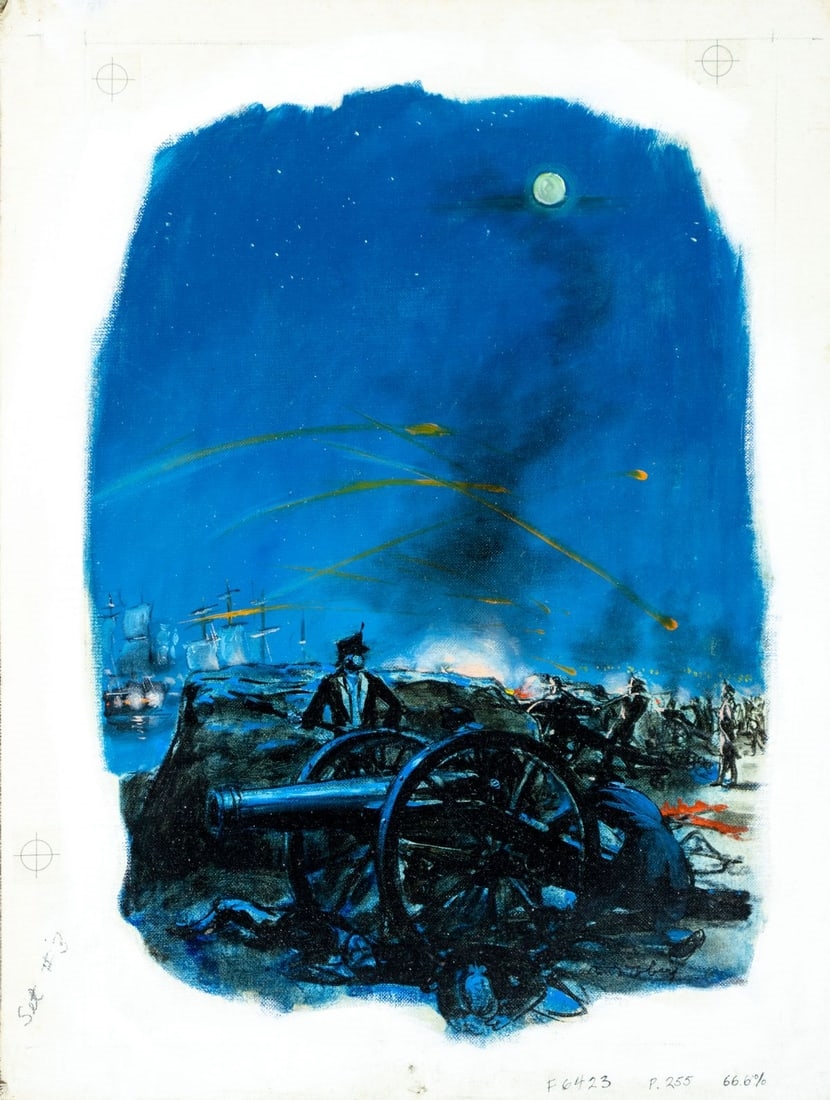 Alton Stanley Tobey | British Bombard Charleston | MutualArt