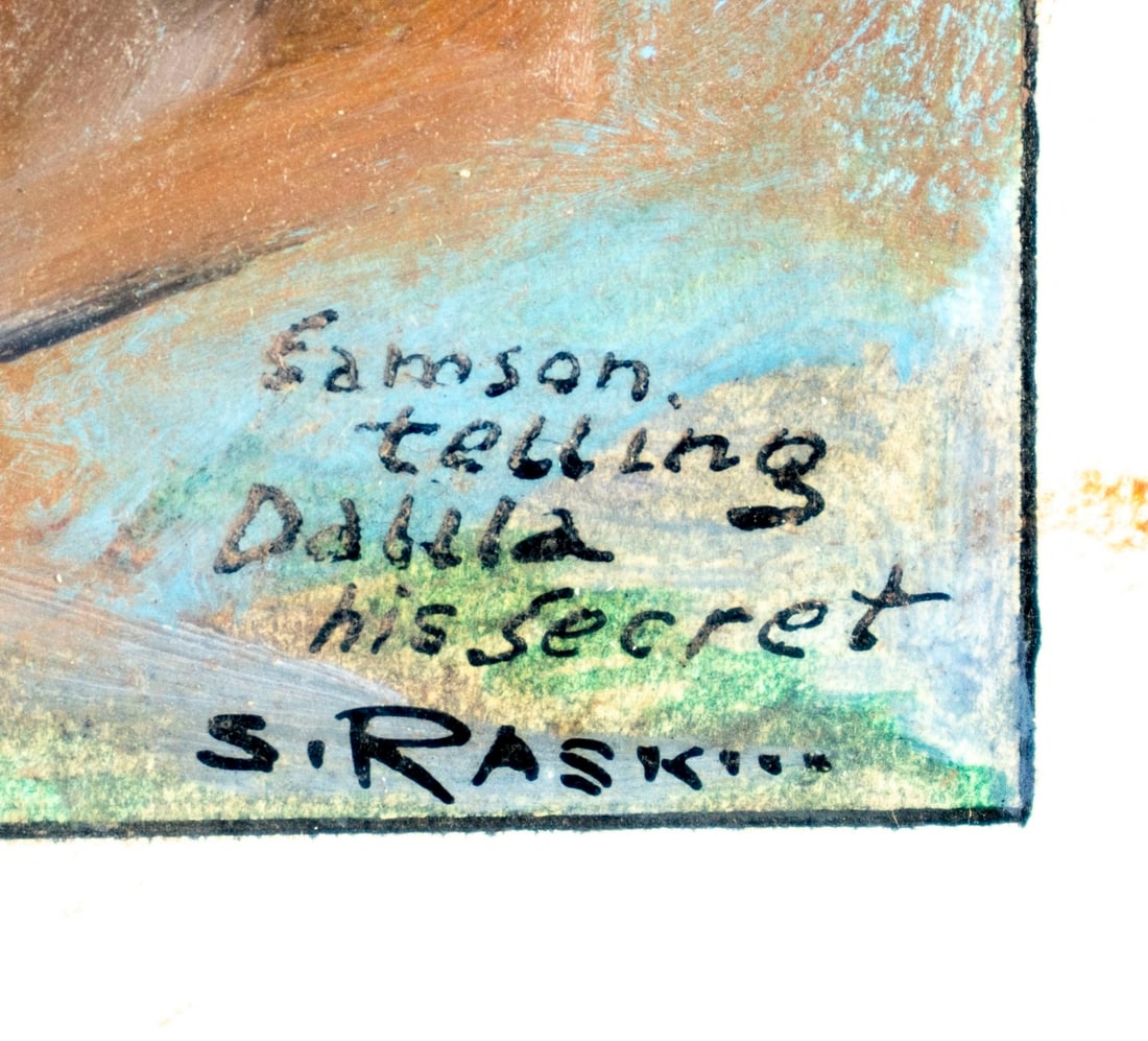 Saul Raskin | Samson Telling Dalila His Secret | MutualArt