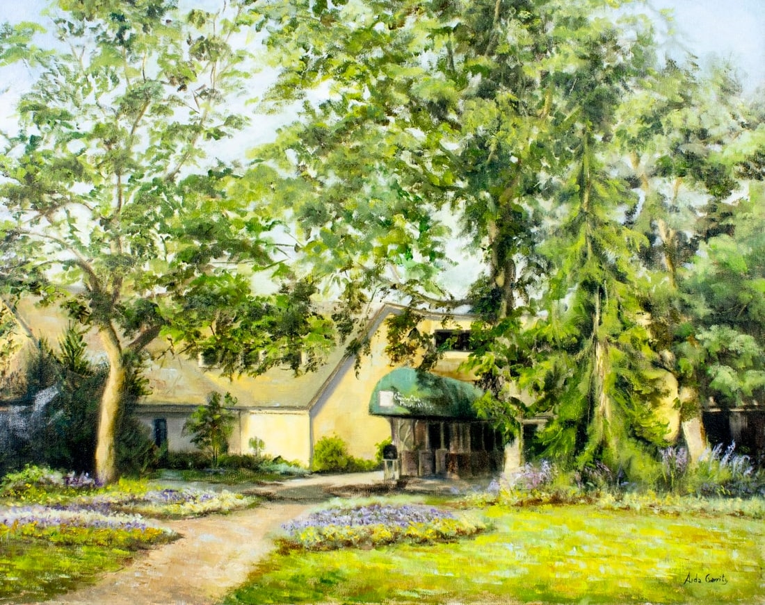 Aida Garrity | Town Scene | MutualArt