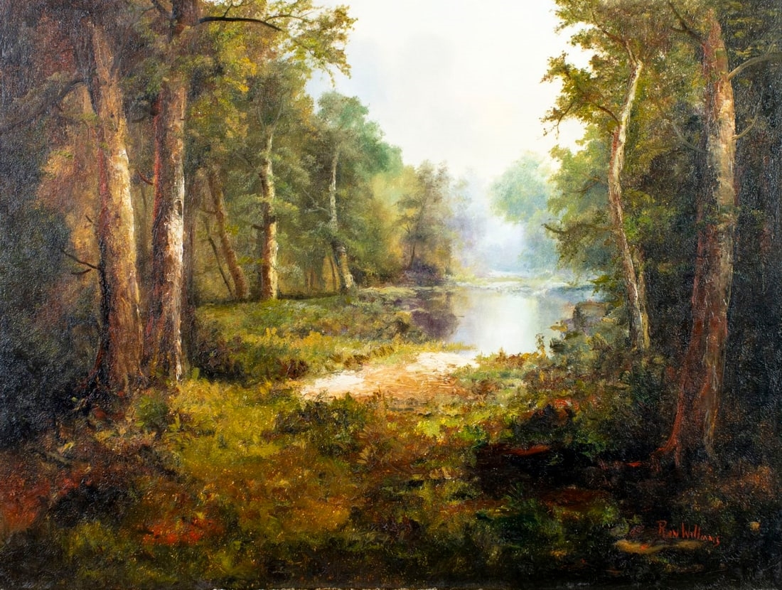 Ron Williams | Forest Lake Landscape | MutualArt