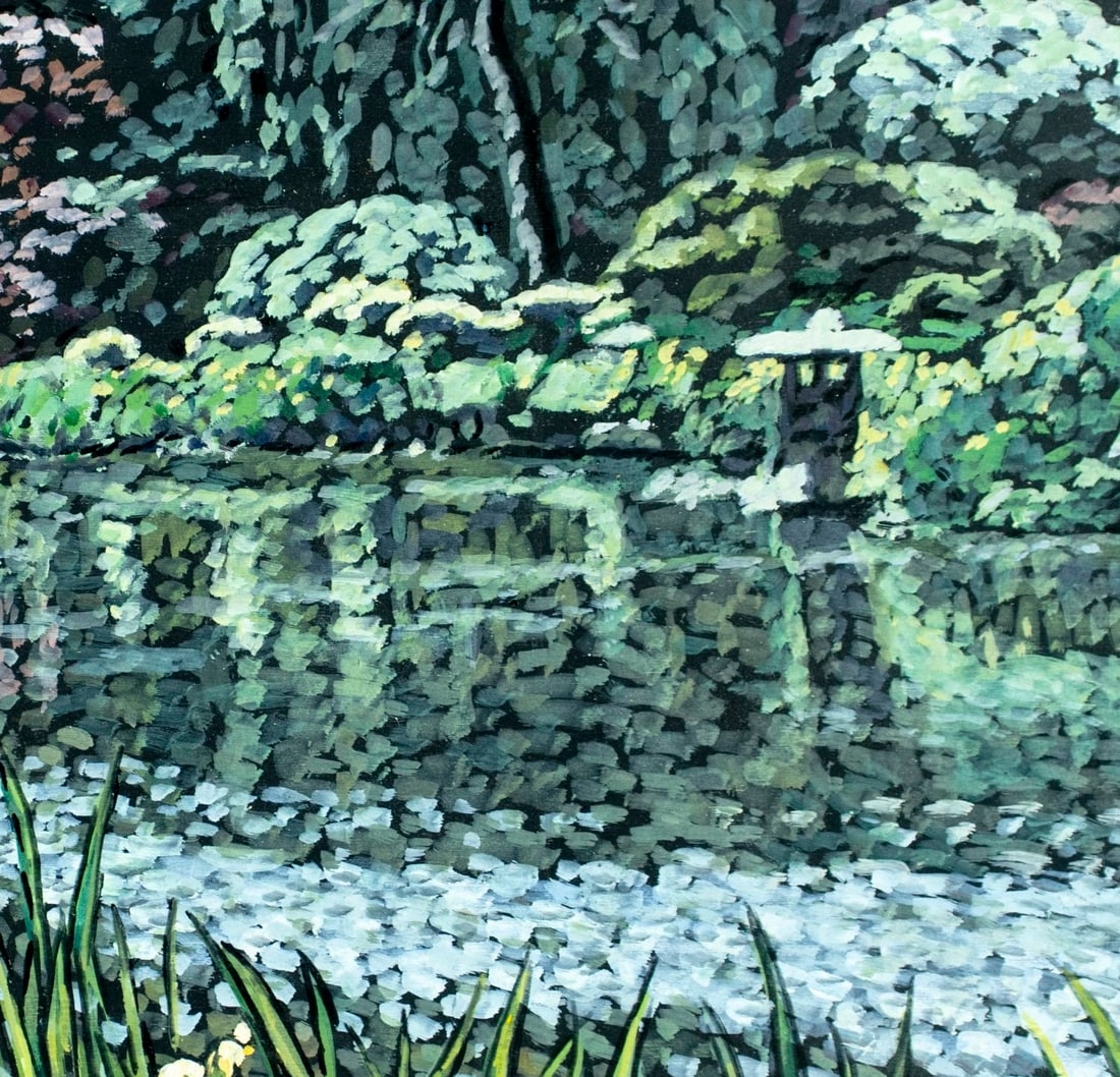 Evelyn Borchard Metzger | Japanese River Landscape | MutualArt