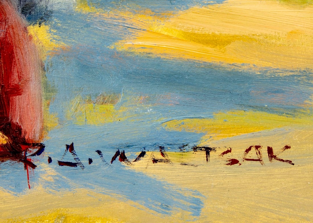 Robert Waltsak | Landscape with Barn | MutualArt