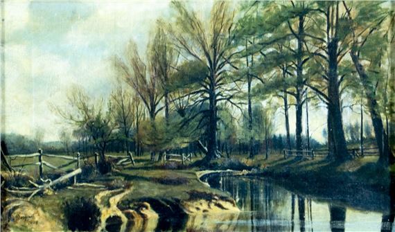 Berquist | River Landscape (1908) | MutualArt