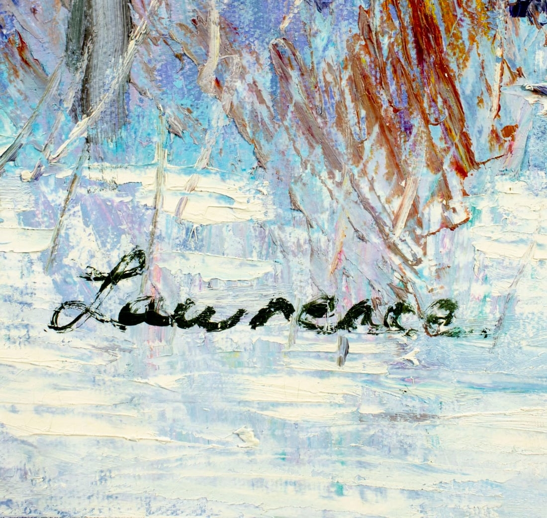 Law Kwok Leung | Winter Village Landscape | MutualArt