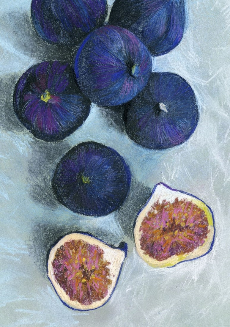 Julia Abramova | Still Life with Figs | MutualArt