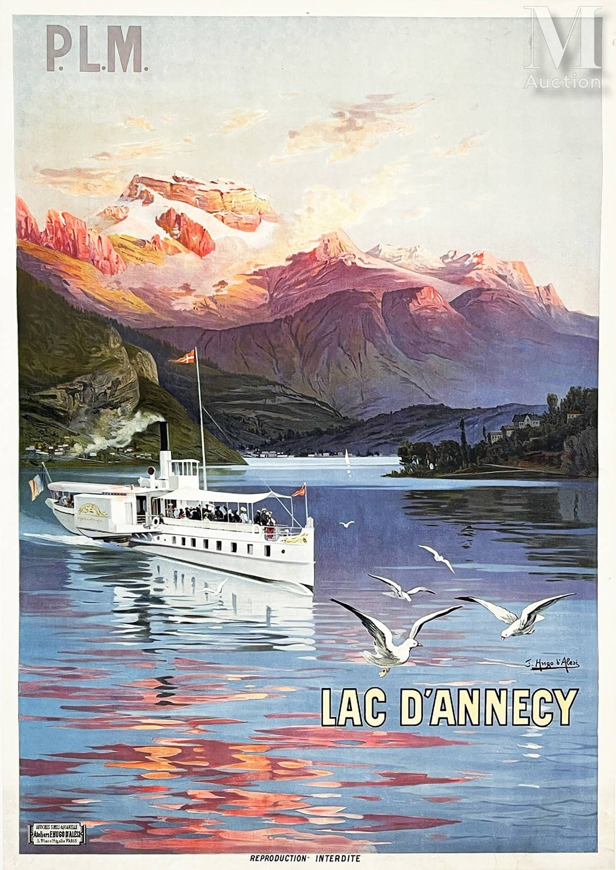 Frederic Hugo d'Alési | Lac D'Annecy (Circa 1950) | MutualArt