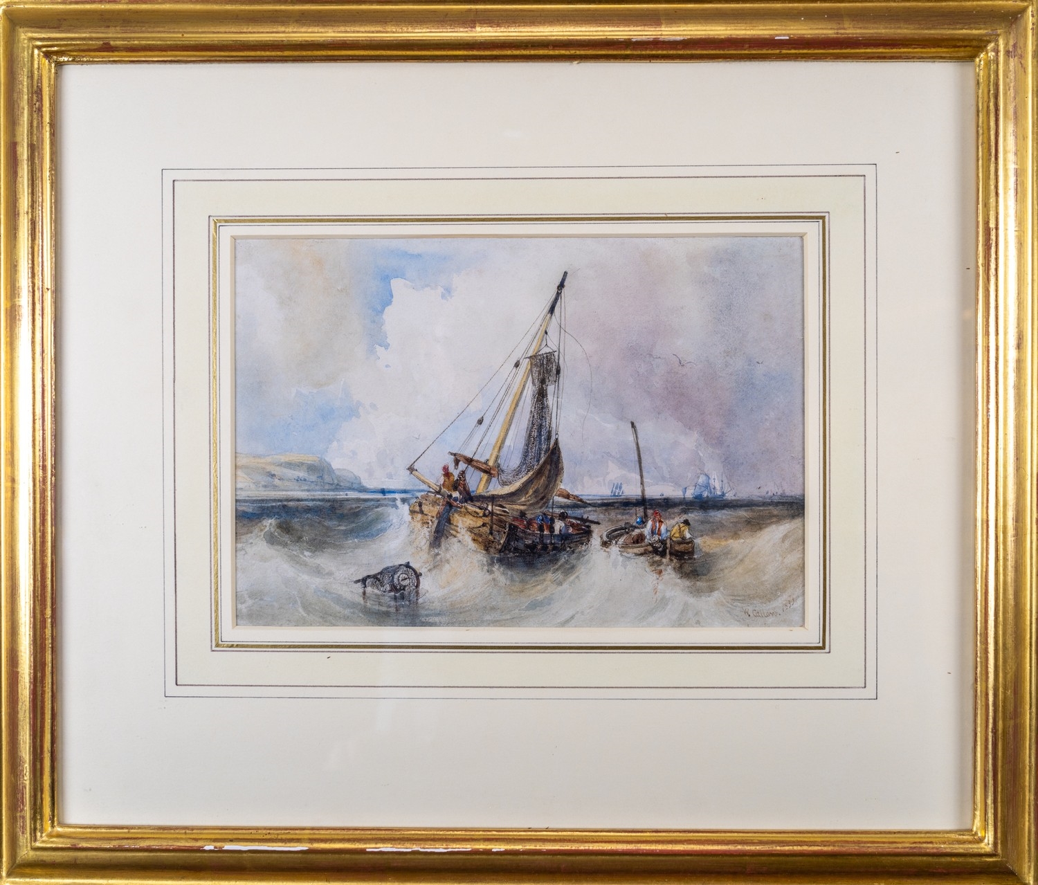 William Callow | Off Dover (1833) | MutualArt