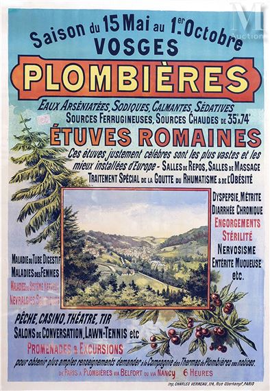 Charles Verneau | Plombières Vosges Etuves Romaines (1930) | MutualArt