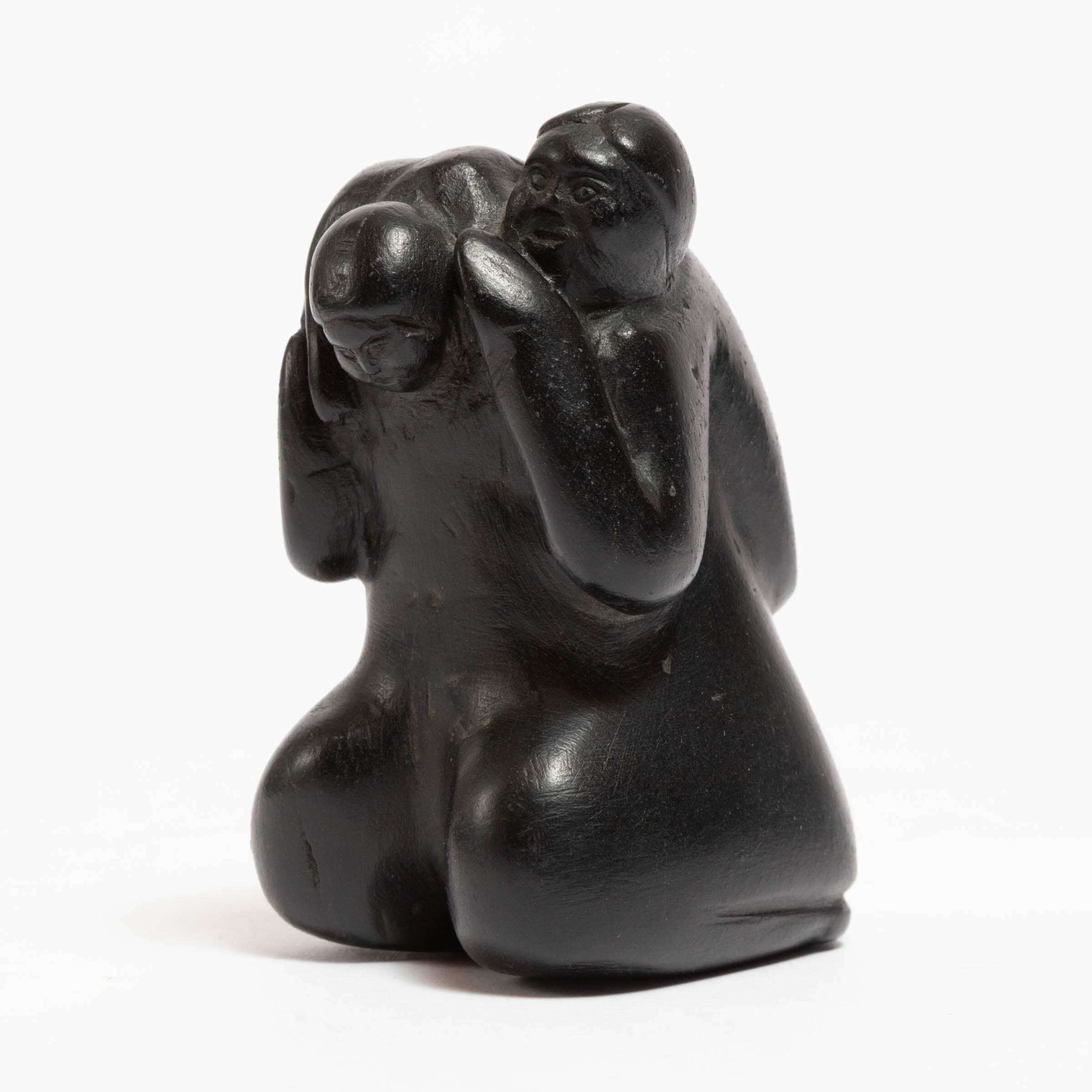 Yvonne Kanayuq Arnakyuinak | MOTHER HELPING CHILD OUT OF AMAUTI (1970 ...