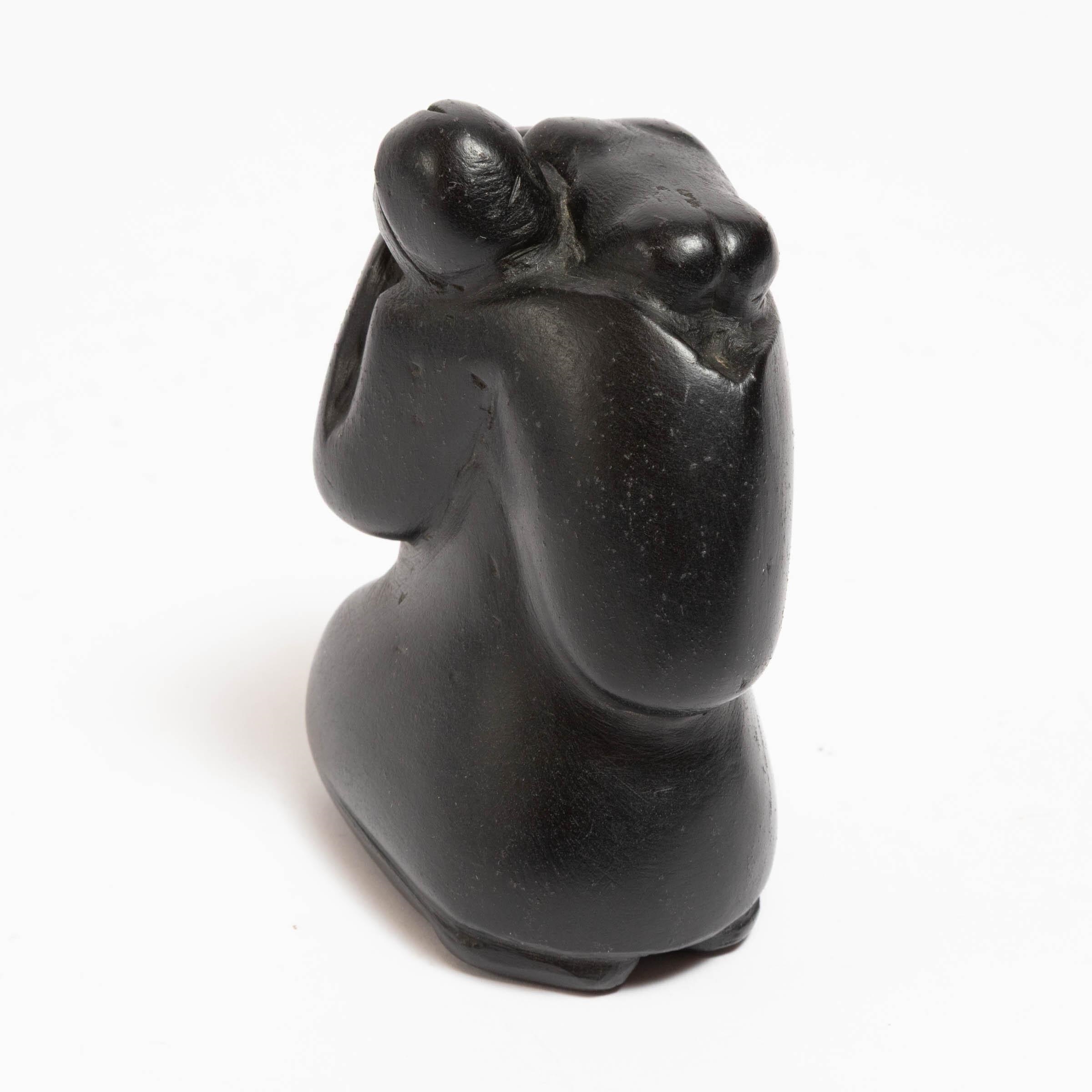 Yvonne Kanayuq Arnakyuinak | MOTHER HELPING CHILD OUT OF AMAUTI (1970 ...