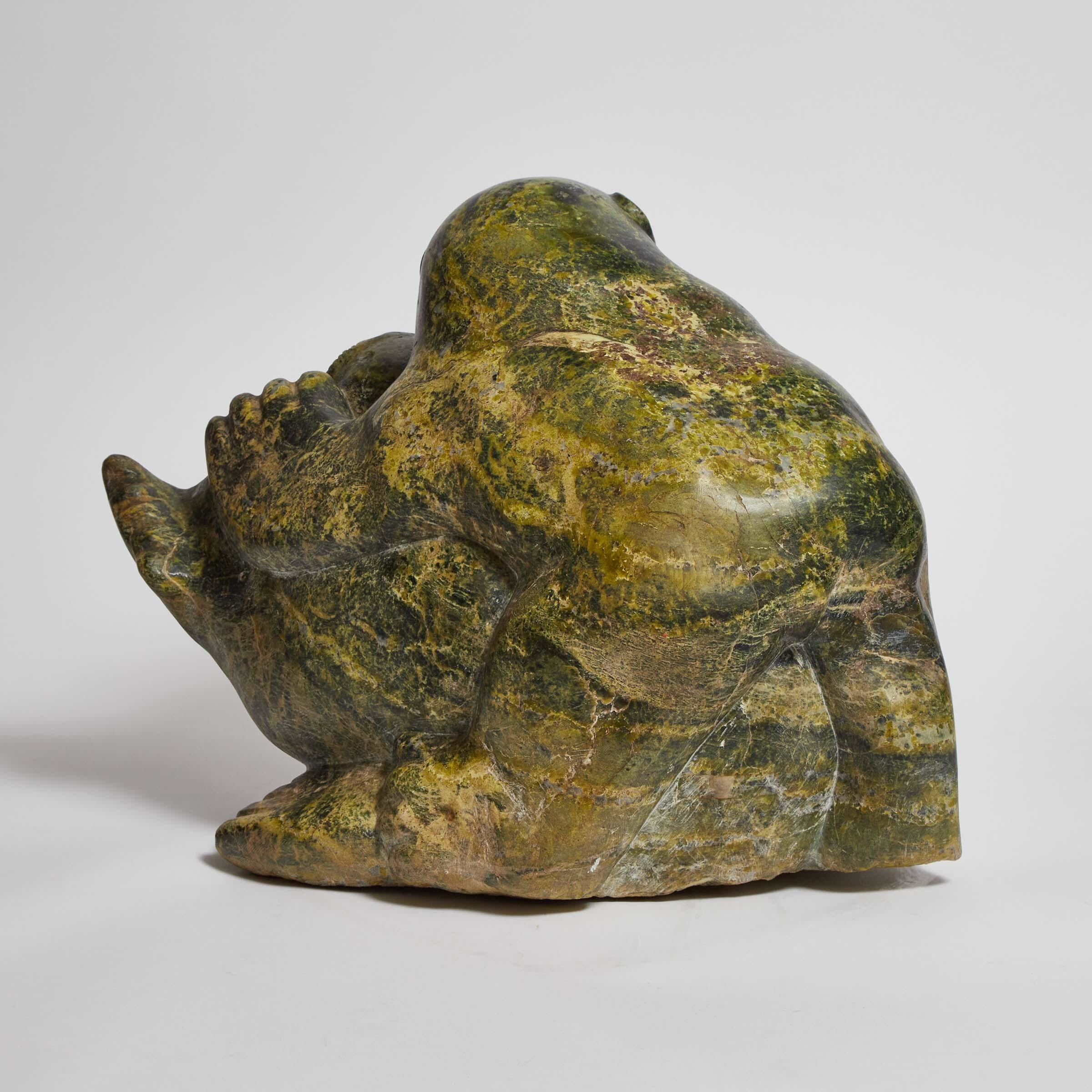 Kaka Ashoona | MONUMENTAL BEAR AND WALRUS | MutualArt