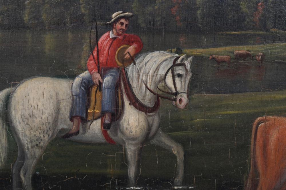 Thomas Chambers | WATERING THE CATTLE | MutualArt