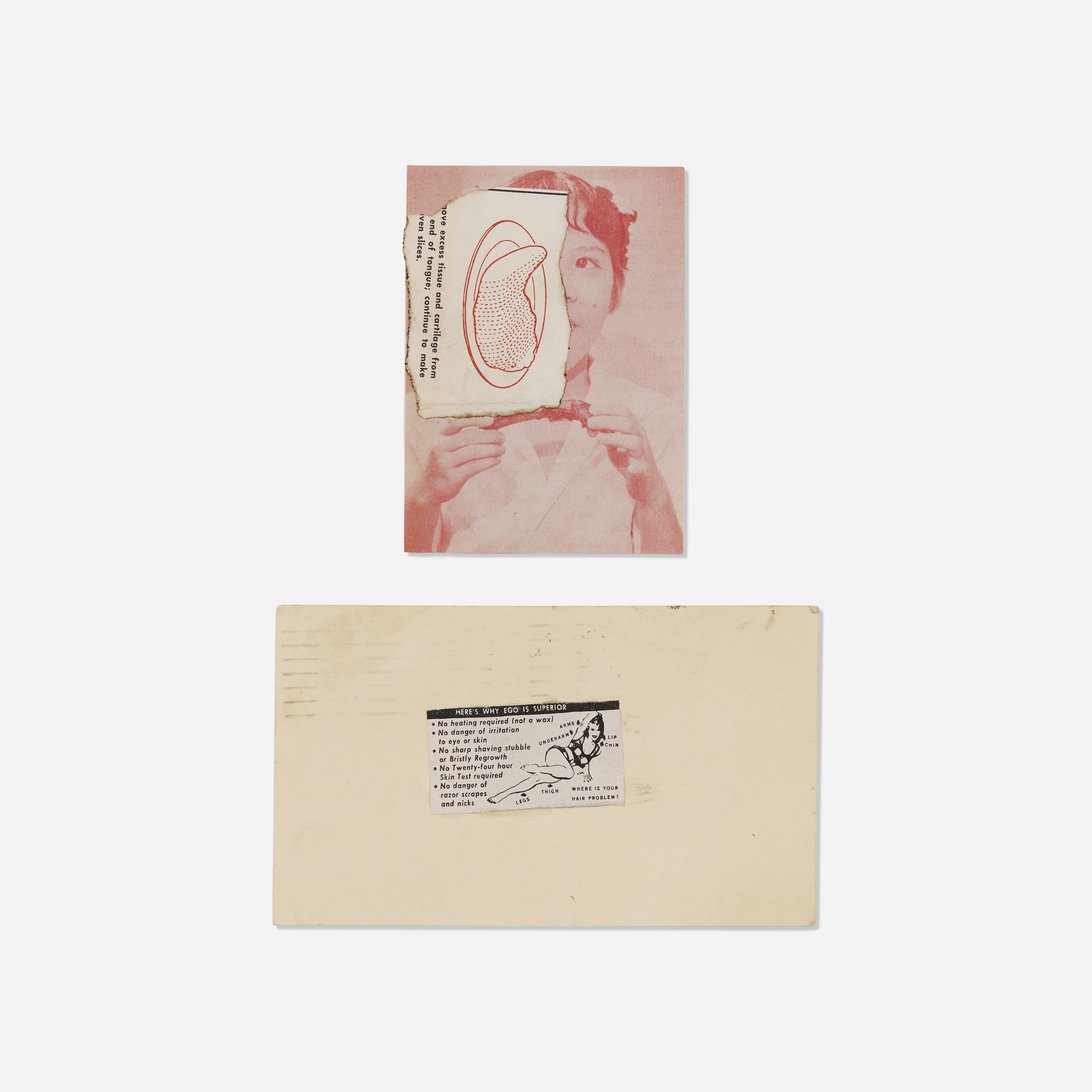 Ray Johnson | Untitled (two works | MutualArt