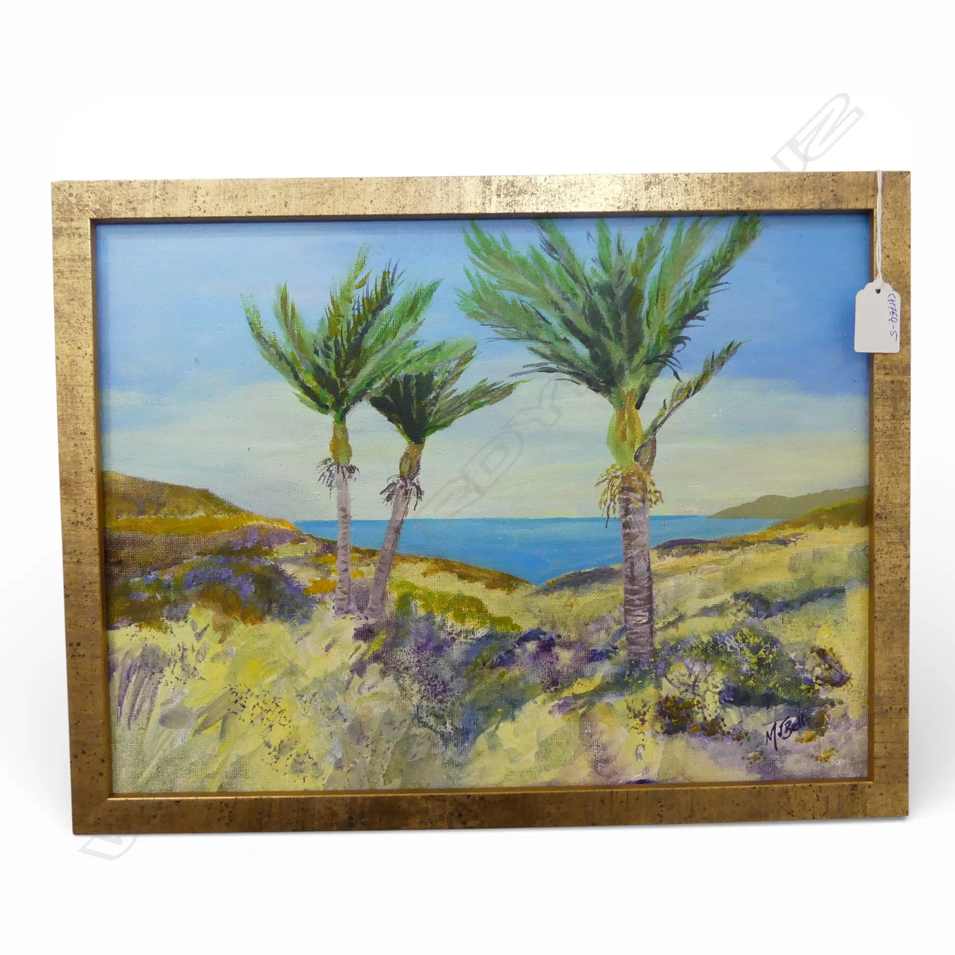 Margaret Bell | BEACHSIDE NIKAU'S | MutualArt