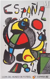Miró Joan | Espana, personnage surréaliste, 1982 (1982) | Compare ...
