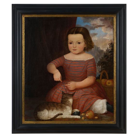 American School, 18th Century | Portrait of Louise Stover, Saratoga ...