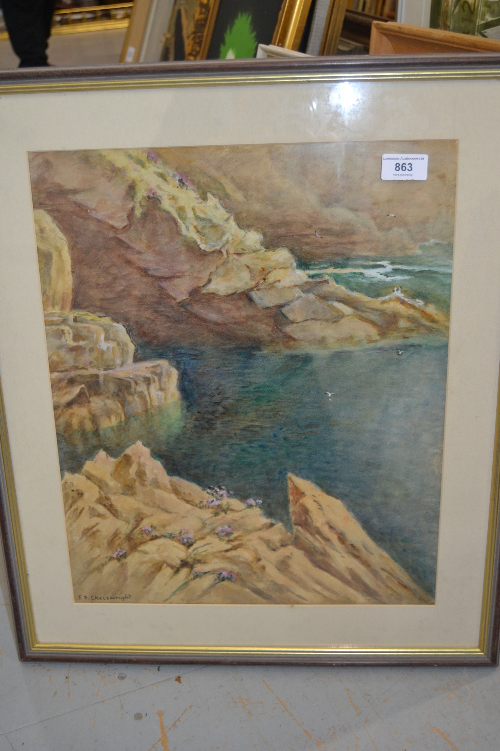 Ethel S. Cheeswright | coastal landscape (Sark | MutualArt