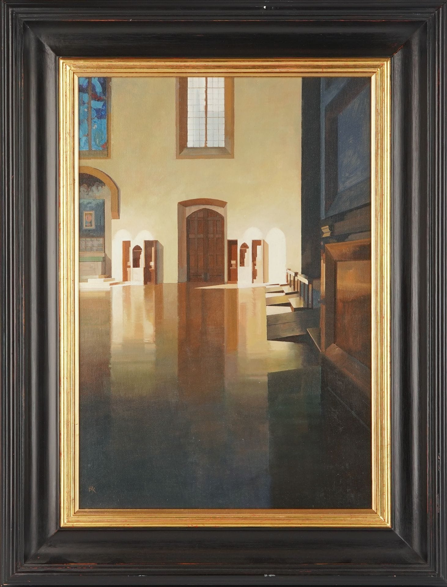 Peter Kelly | Sunlight and reflections (Sienna, San Domenico | MutualArt