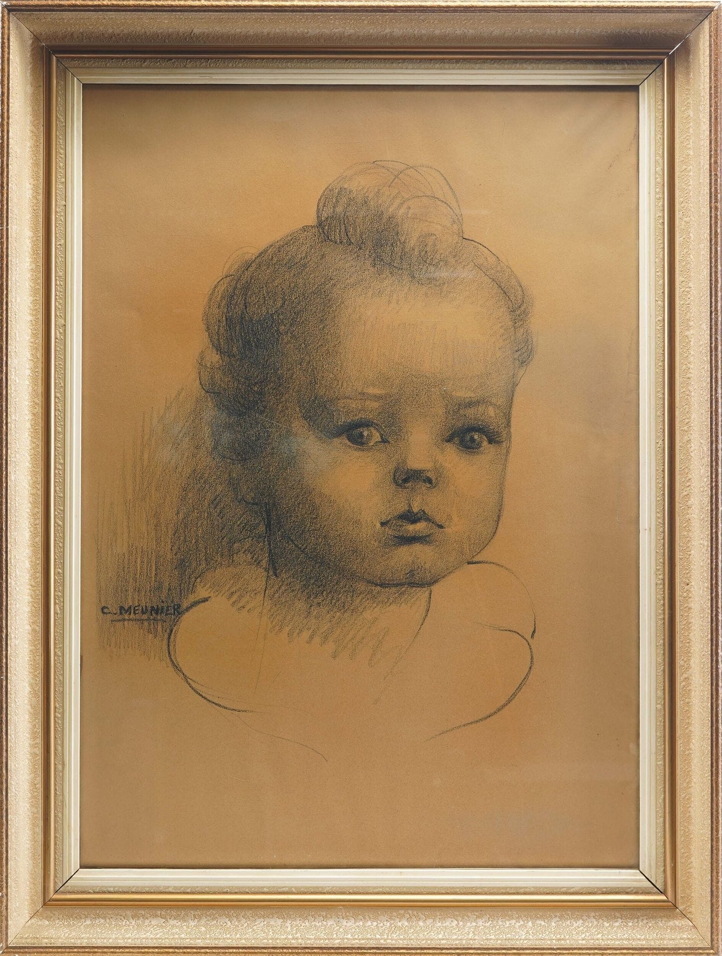 Constantin Meunier | Portrait of a child | MutualArt