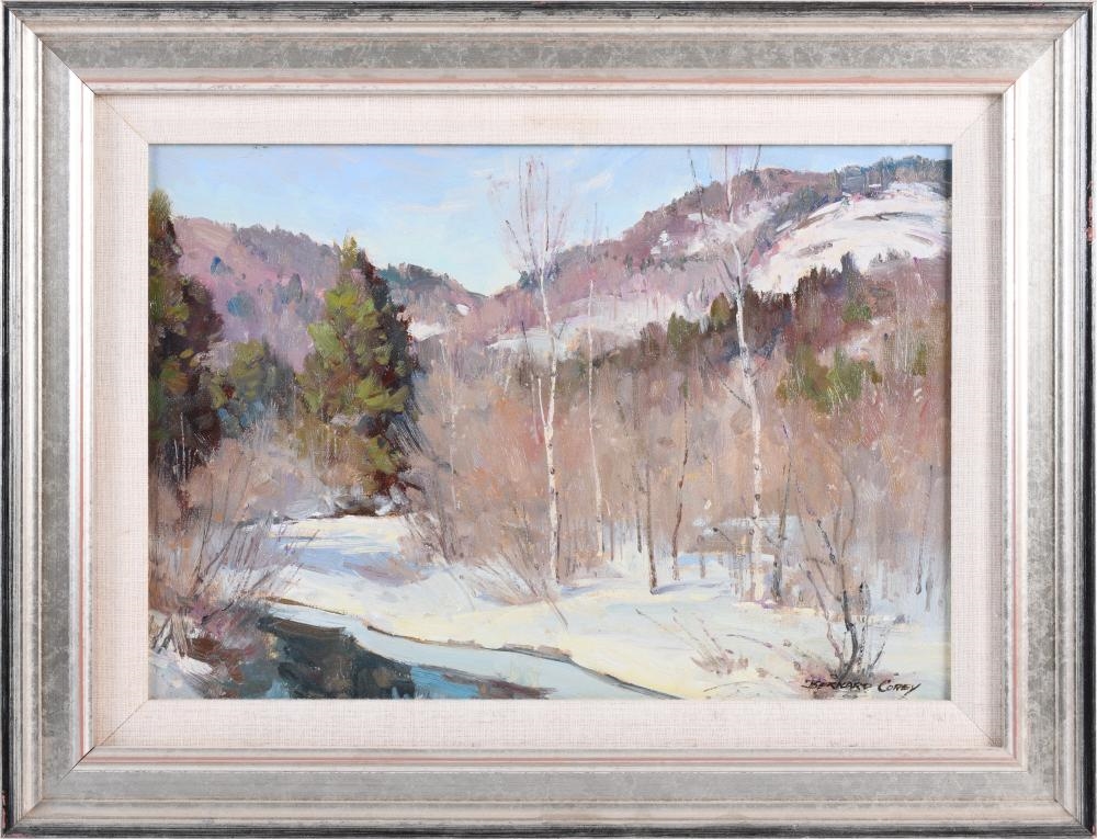 Bernard Corey | WINTER LANDSCAPE | MutualArt
