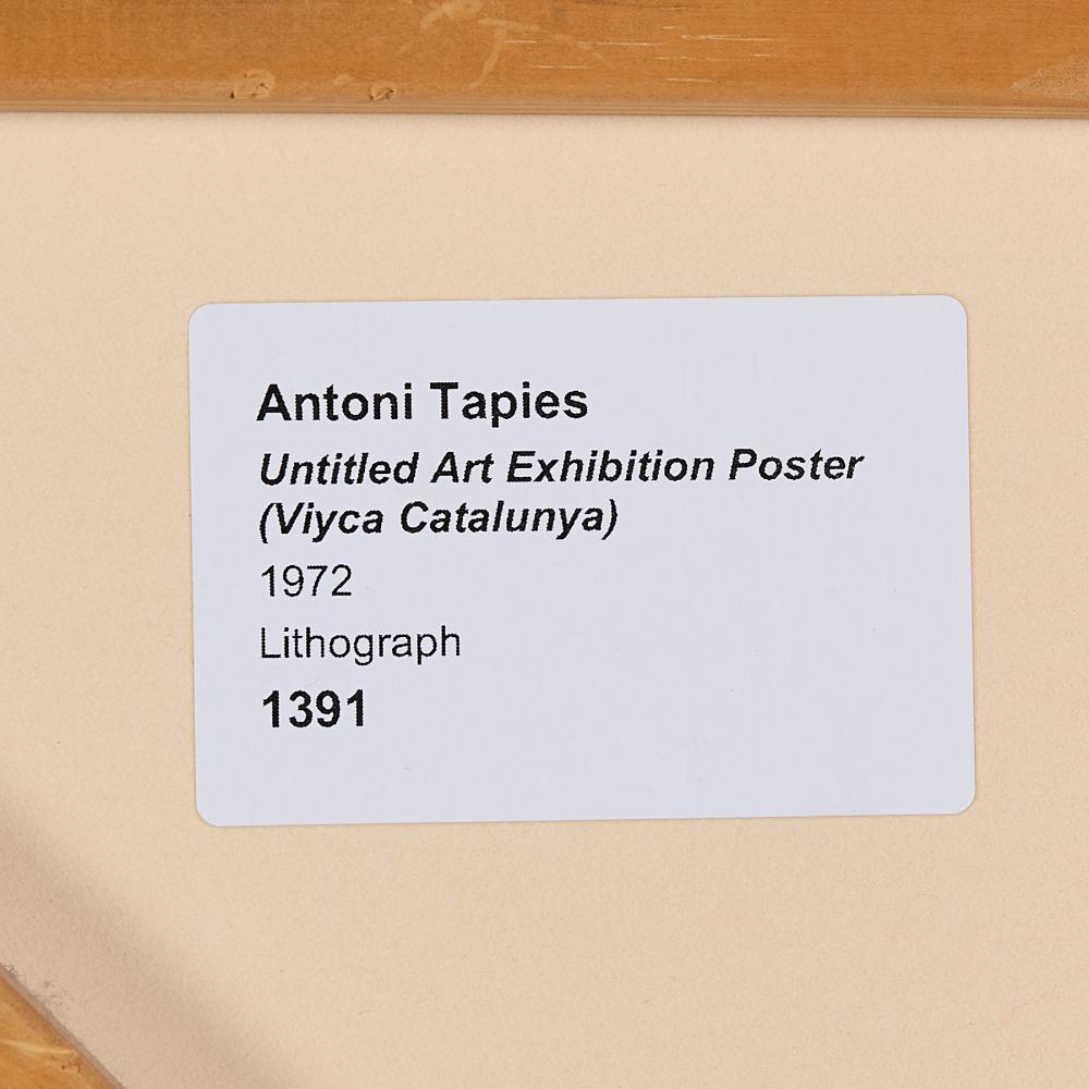 Antoni Tàpies | Viyca Catalunya Poster Lithograph (1972) | MutualArt