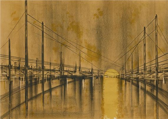 Richard Florsheim | Sunset Bridge | MutualArt