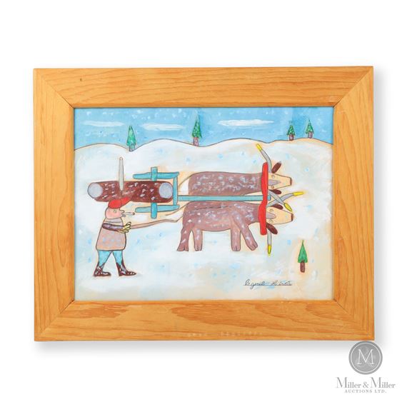 CYRIL HIRTLE | Cyril Hirtle Oxen (1980) | MutualArt