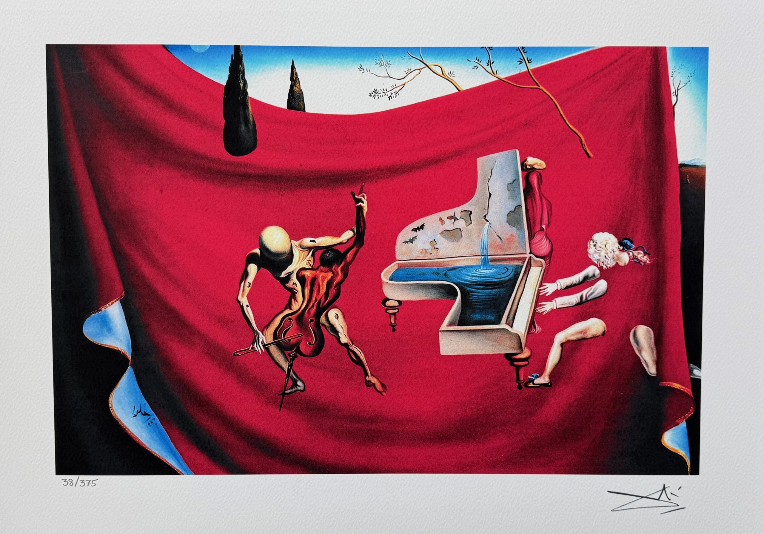 Salvador Dalí | MUSICAL TEMPEST Facsimile Signed & Numbered Giclee ...