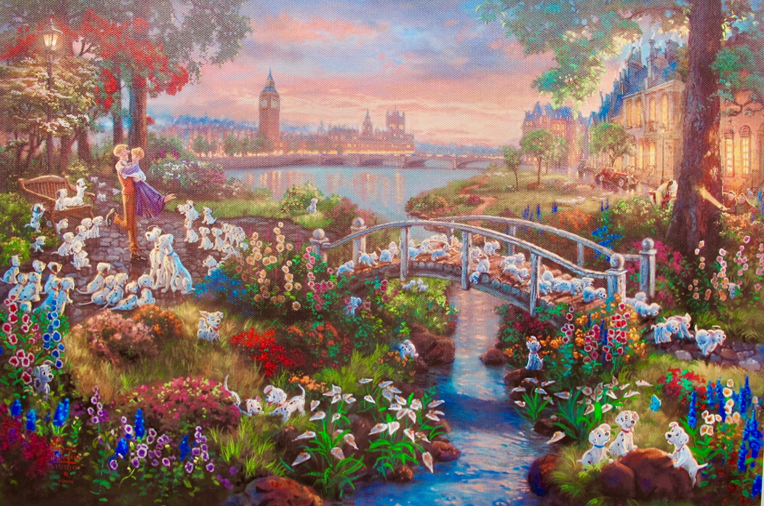 Thomas Kinkade | 101 Dalmatians | MutualArt
