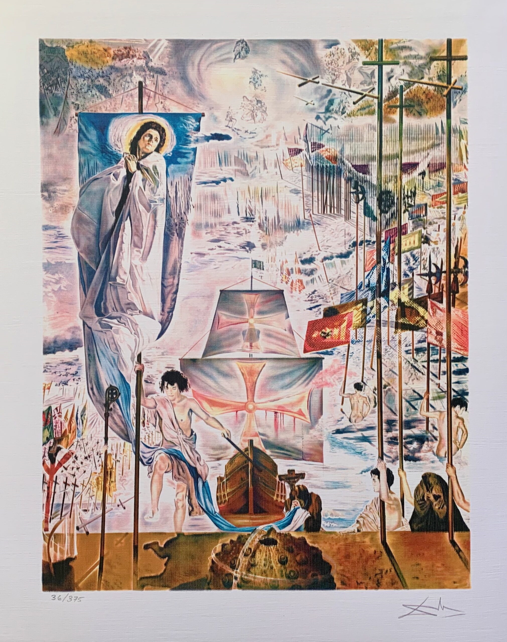 Salvador Dalí | DISCOVERY OF AMERICA | MutualArt