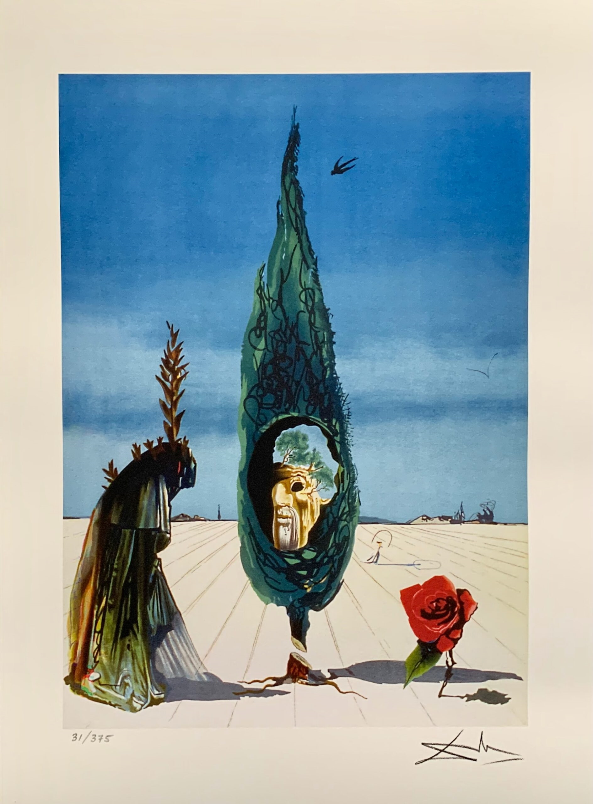 Salvador Dalí | ENIGMA OF THE ROSE | MutualArt