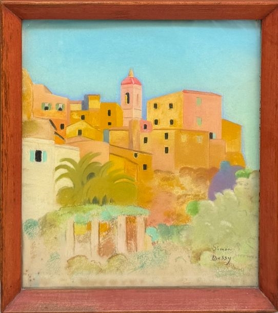 Simon Albert Bussy | View of Roquebrune-Cap-Martin | MutualArt