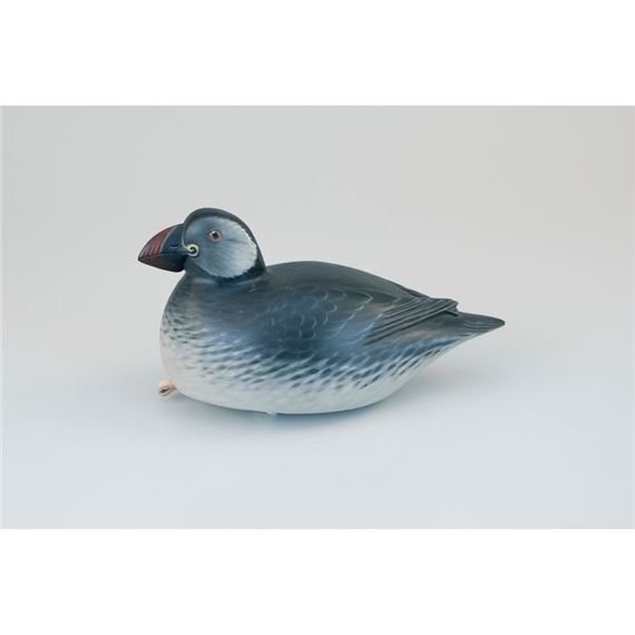 Keith Mueller | Rare Puffin Decoy | MutualArt