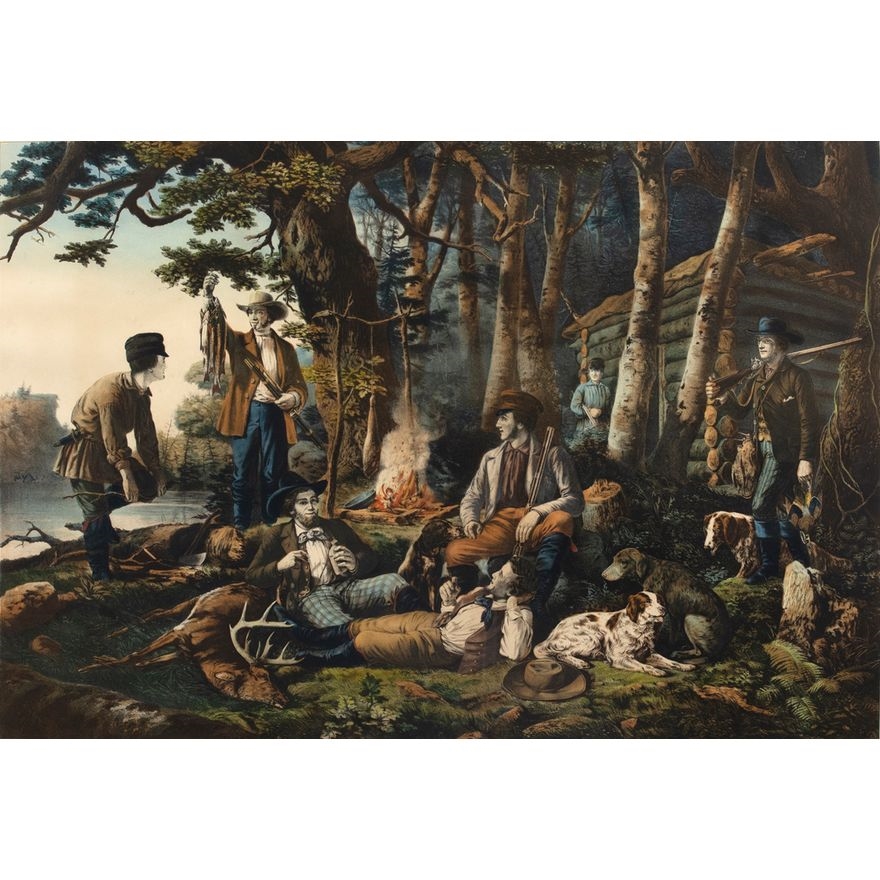 Currier & Ives | Camping Out (1956) | MutualArt