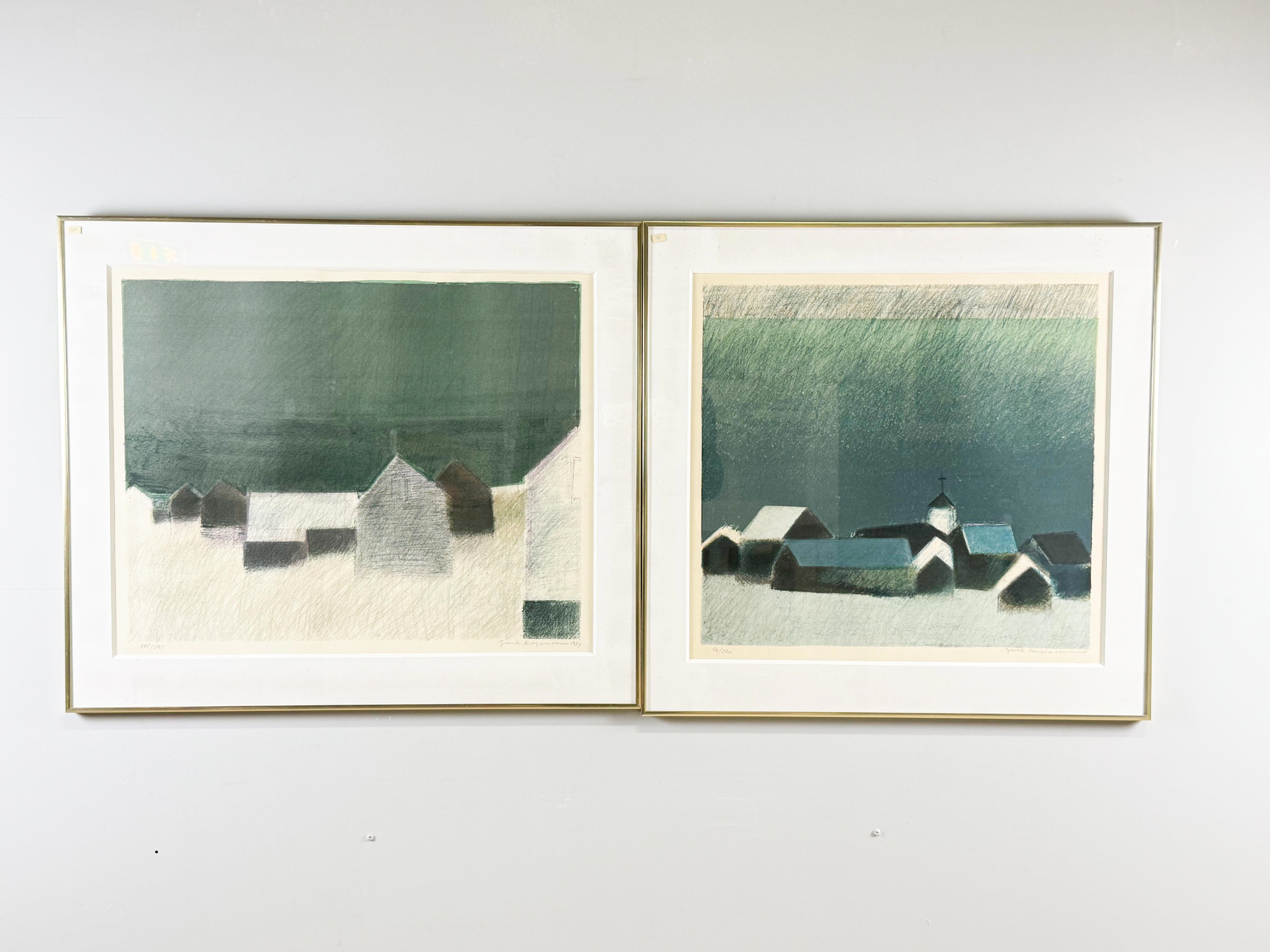 Jack Kampmann | Motifs from villages in the Faroe Islands (1984 ...