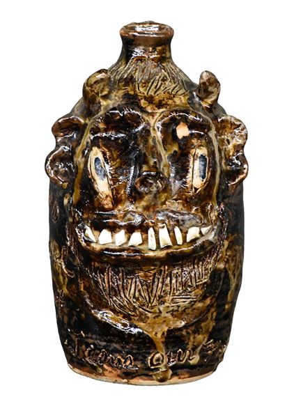 Marie Rogers | Large Devil Face Jug | MutualArt