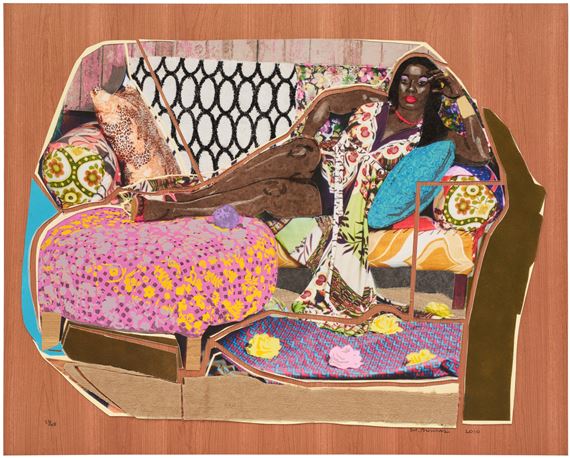 Mickalene Thomas | You're Gonna Give Me the Love I Need (2010) | MutualArt