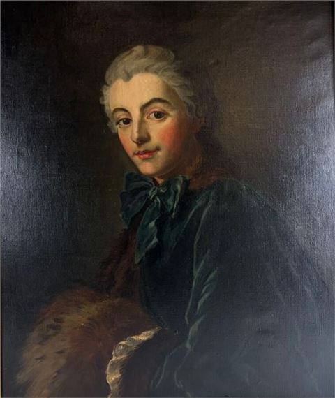 François Boucher | Lady with muff | MutualArt