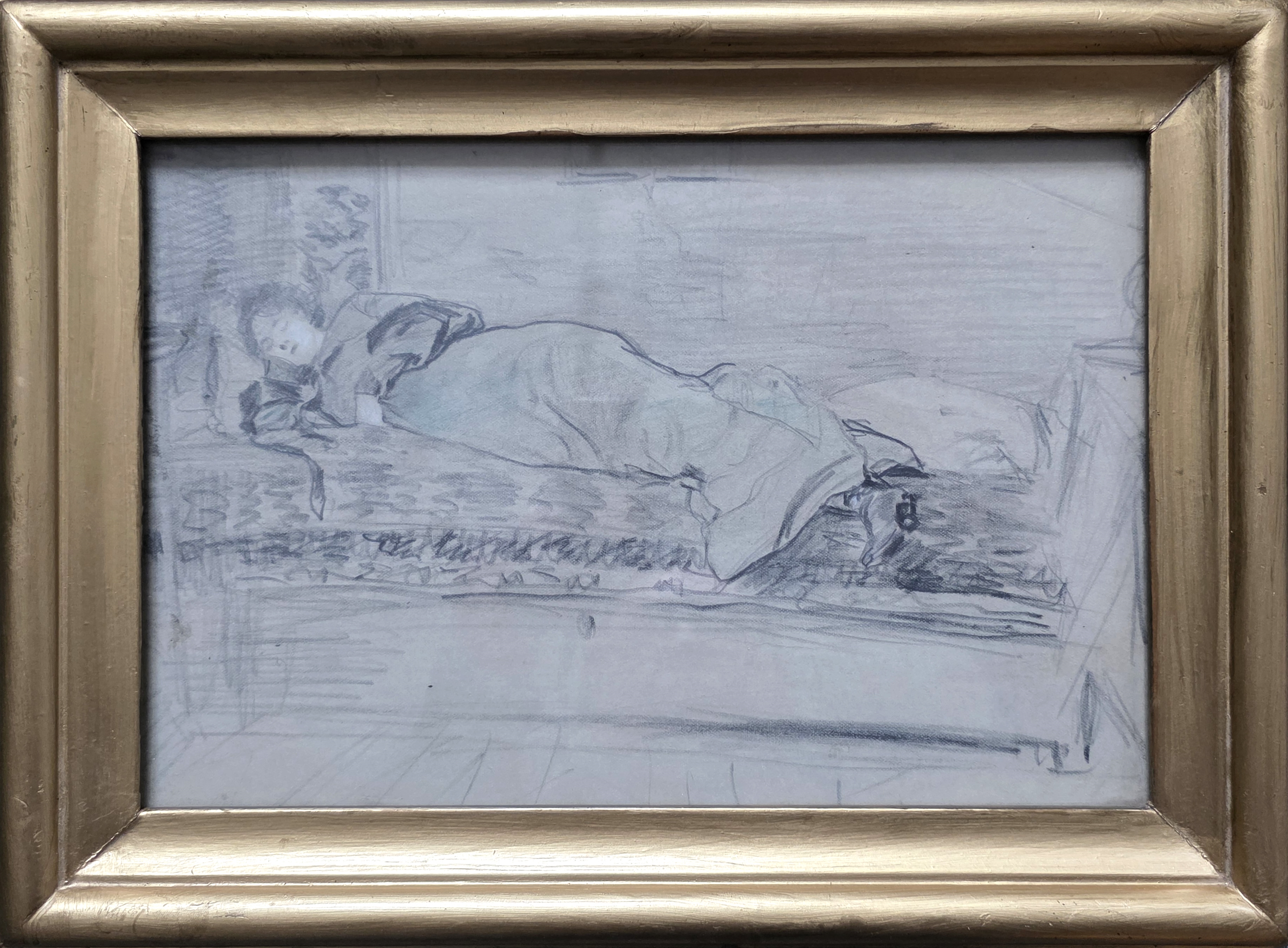 Janis Rozentāls | Guļošā sieviete | MutualArt