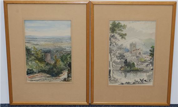 William Callow | view of Malvern Priory (2006) | MutualArt