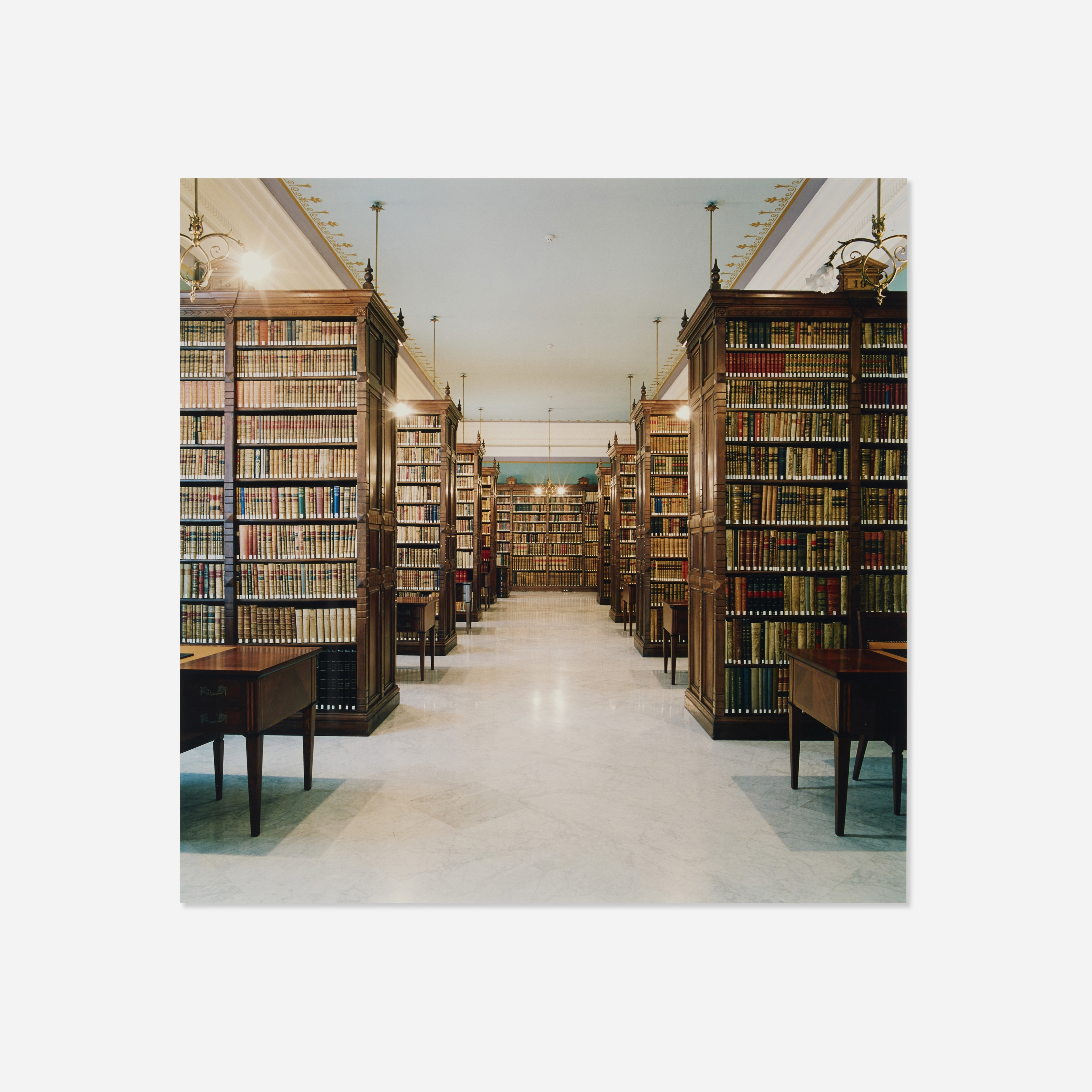 Candida Höfer | Bibliothek Madrid I | MutualArt