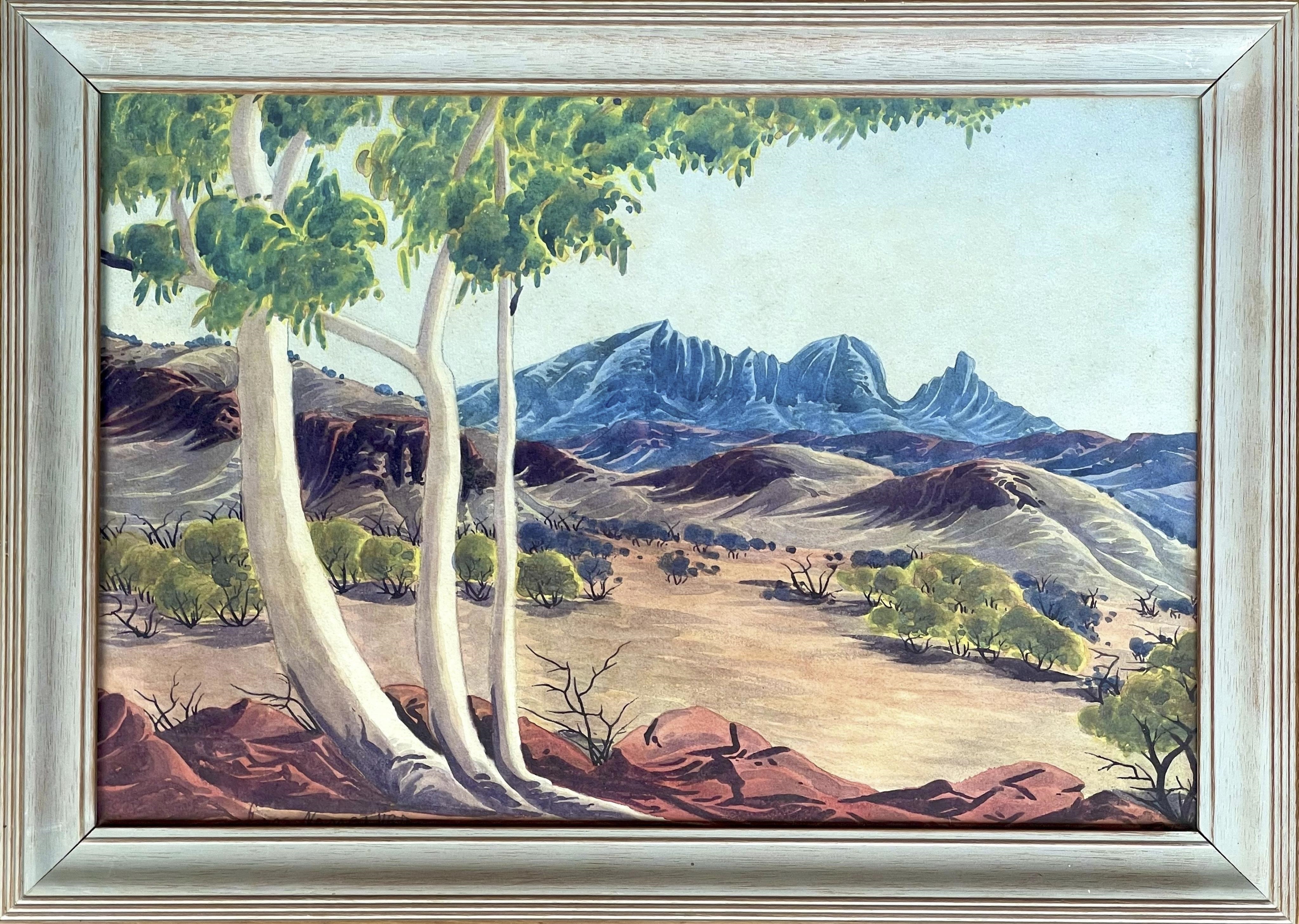 Enos Namatjira | Central Australian Landscape | MutualArt