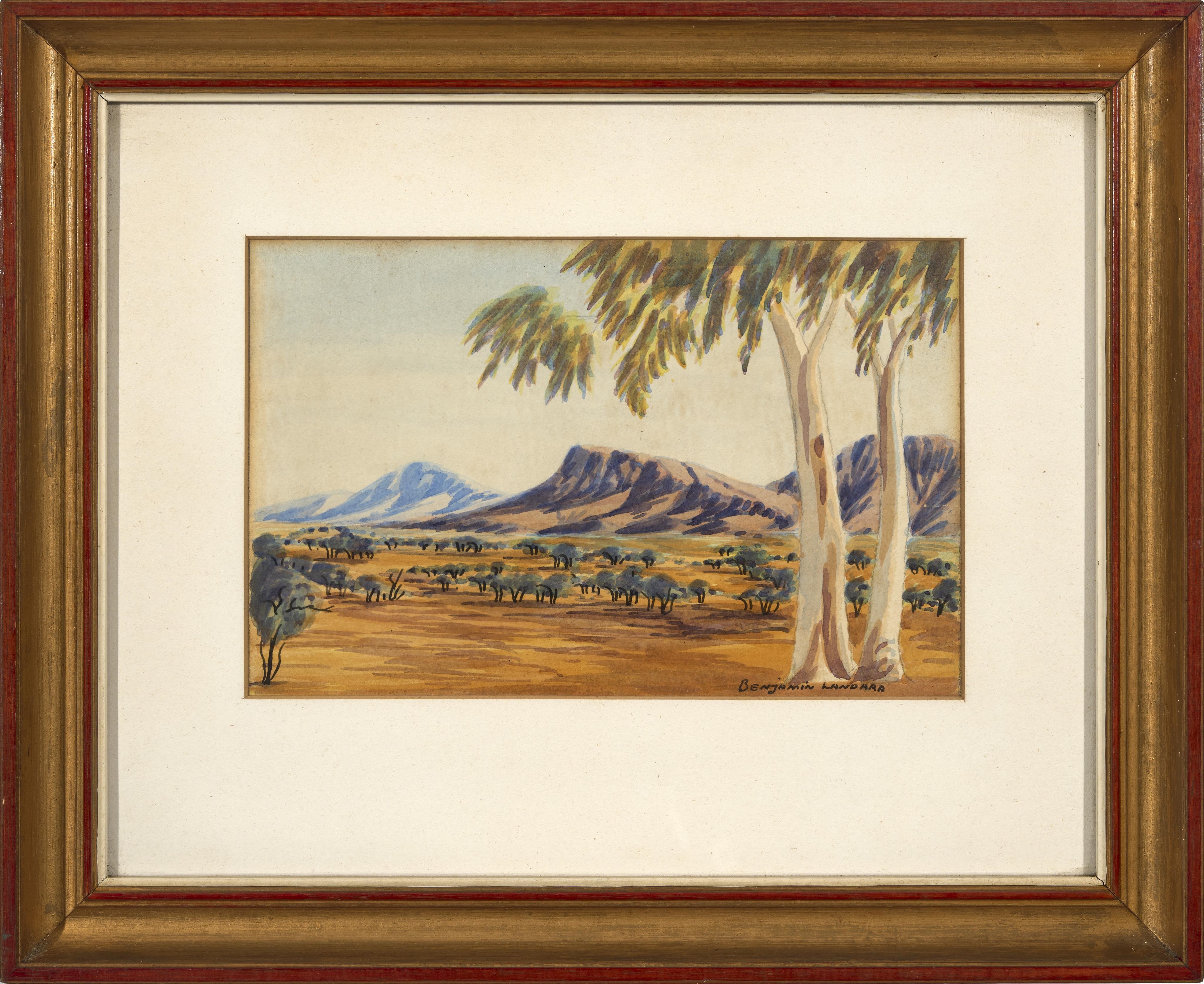 Benjamin Landara | Central Australian Landscape | MutualArt