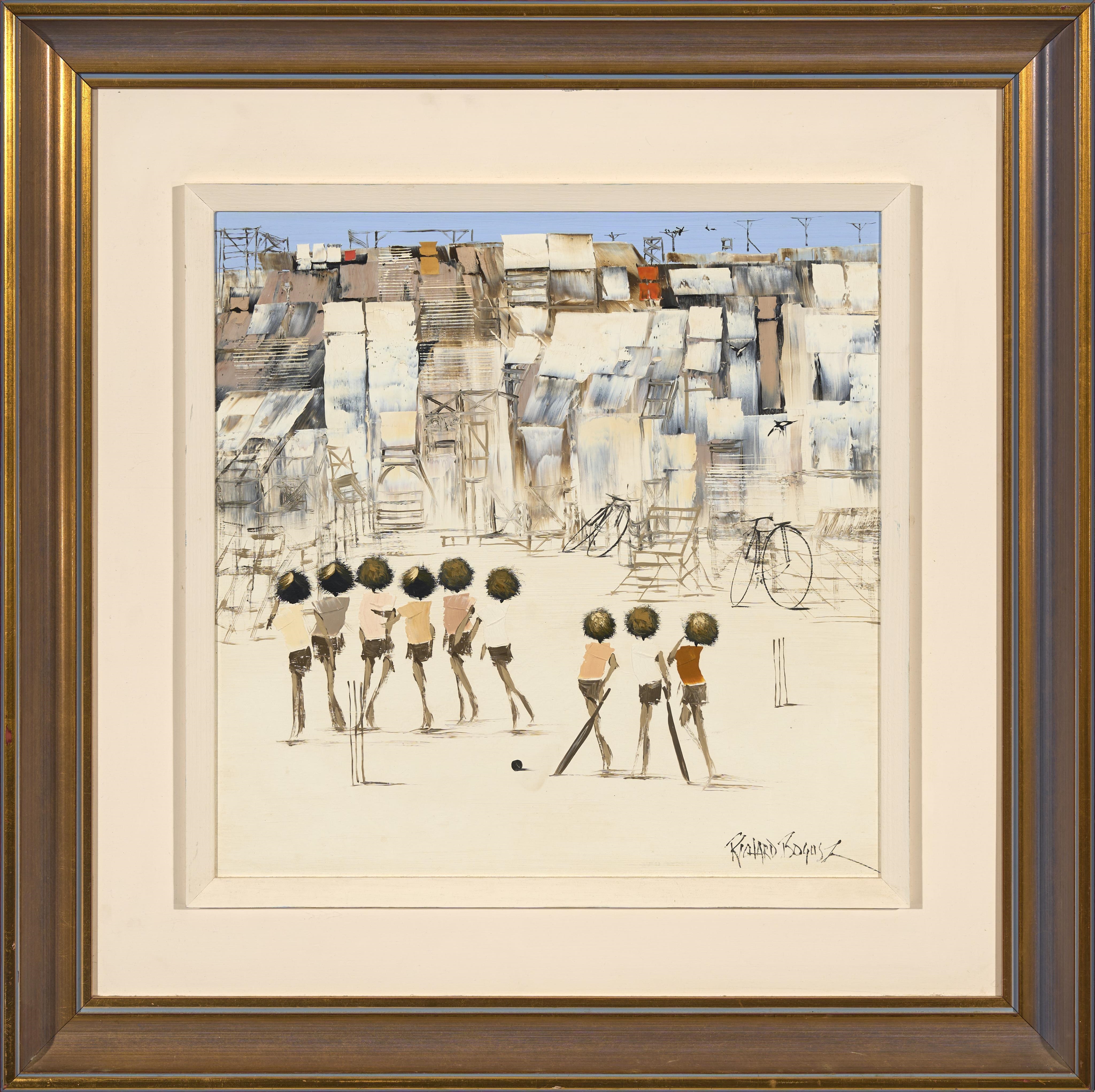 Richard Bogusz | Children Playing Cricket | MutualArt
