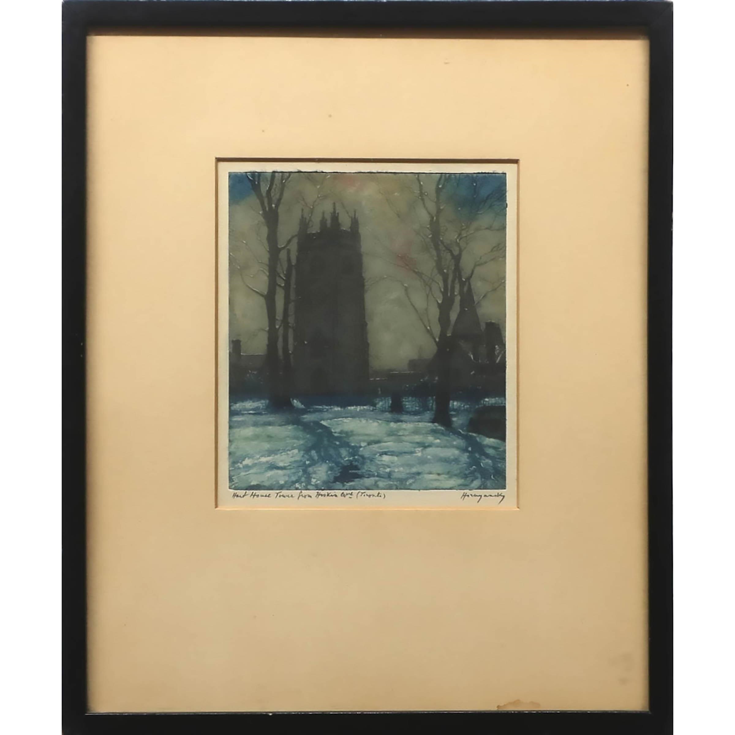 Nicholas Hornyansky | HART HOUSE TOWER FROM HOSKIN AVE (TORONTO | MutualArt