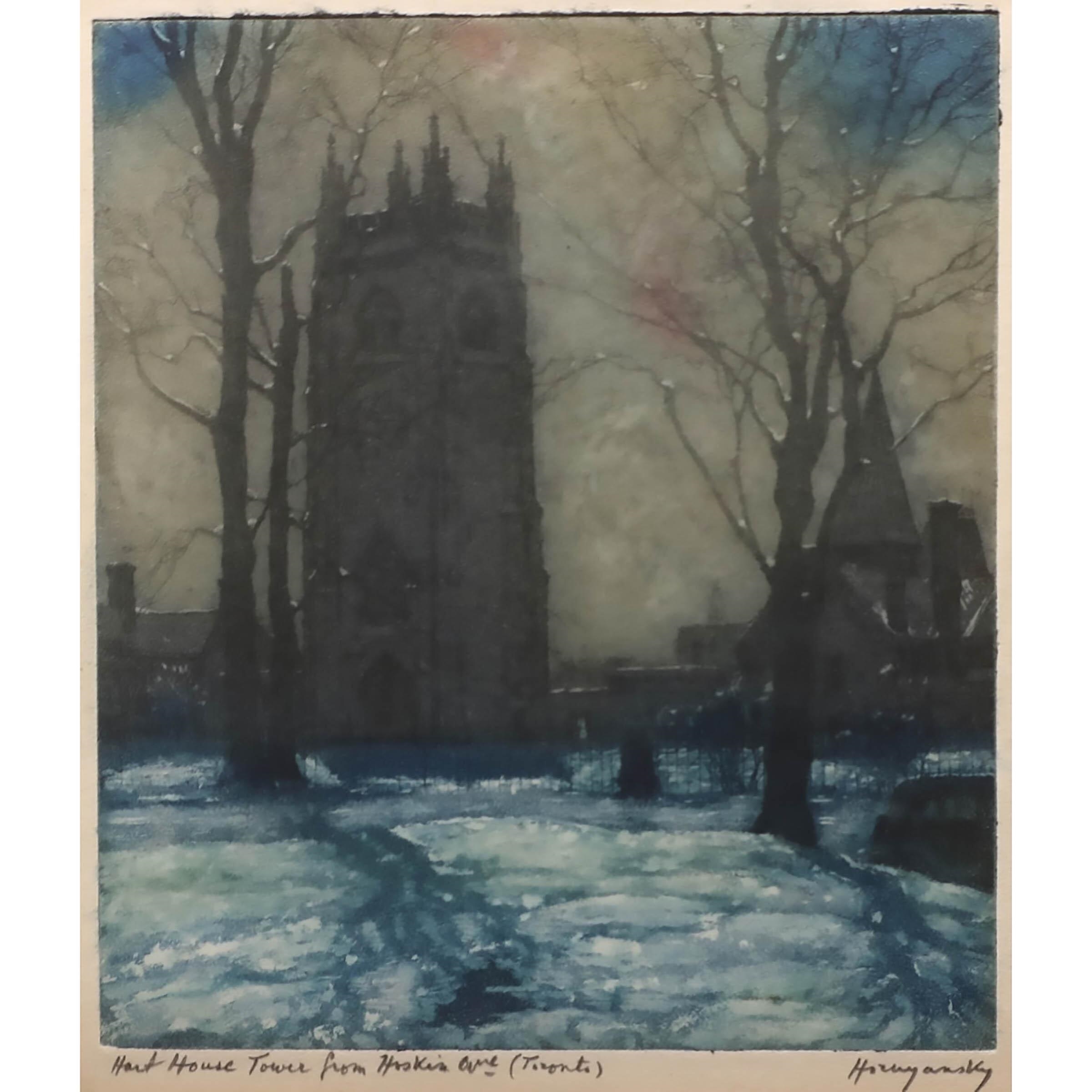 Nicholas Hornyansky | HART HOUSE TOWER FROM HOSKIN AVE (TORONTO | MutualArt