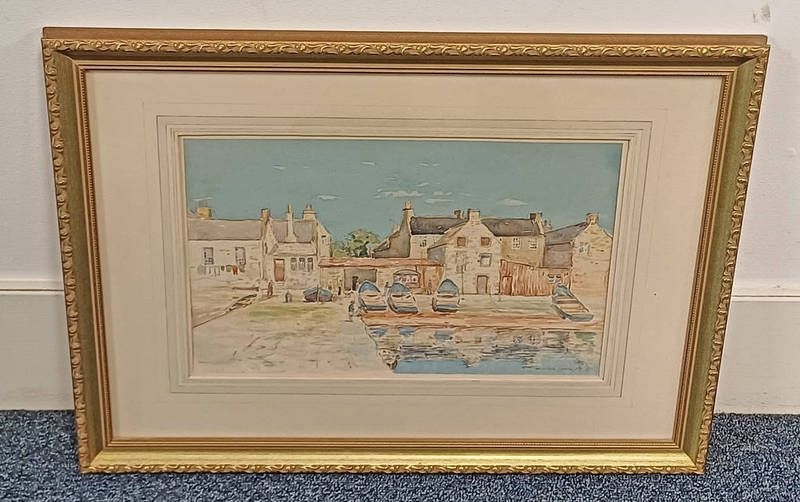 William Arthur Laurie Carrick | findhorn harbour | MutualArt