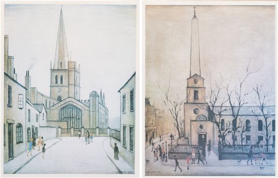 Laurence Stephen Lowry | St Luke's Church | MutualArt
