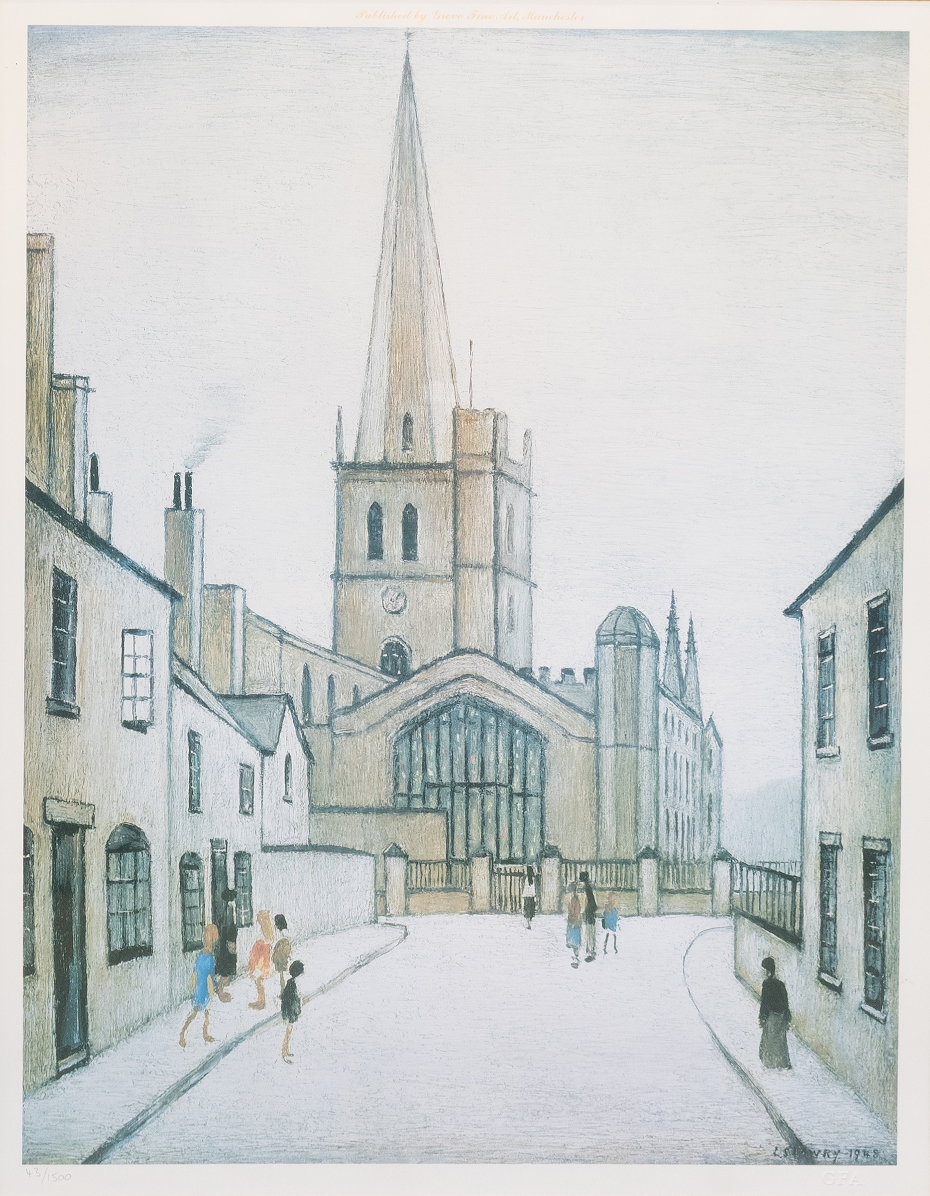 Laurence Stephen Lowry | St Luke's Church | MutualArt